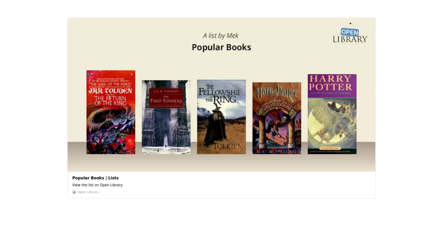 The Open Library Blog | A web page for every book