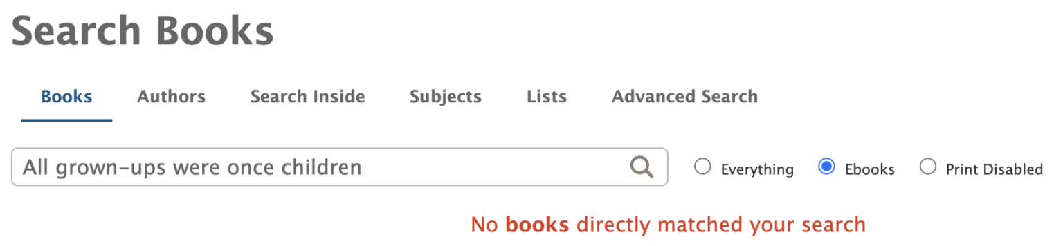 The Open Library Blog | A web page for every book